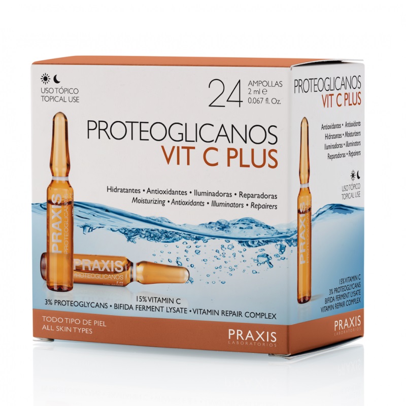 Oranžové ampule s vitamínem C | PRAXIS Vit C Plus 24 x 2 ml